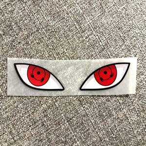 Uchiha Sharingan Eyes Sticker Decal Car Window Laptop Reflective - Etsy