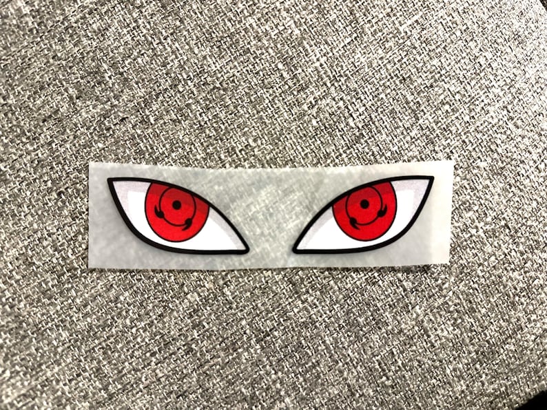 Uchiha Sharingan Eyes Sticker Decal Car Window Laptop Reflective - Etsy ...
