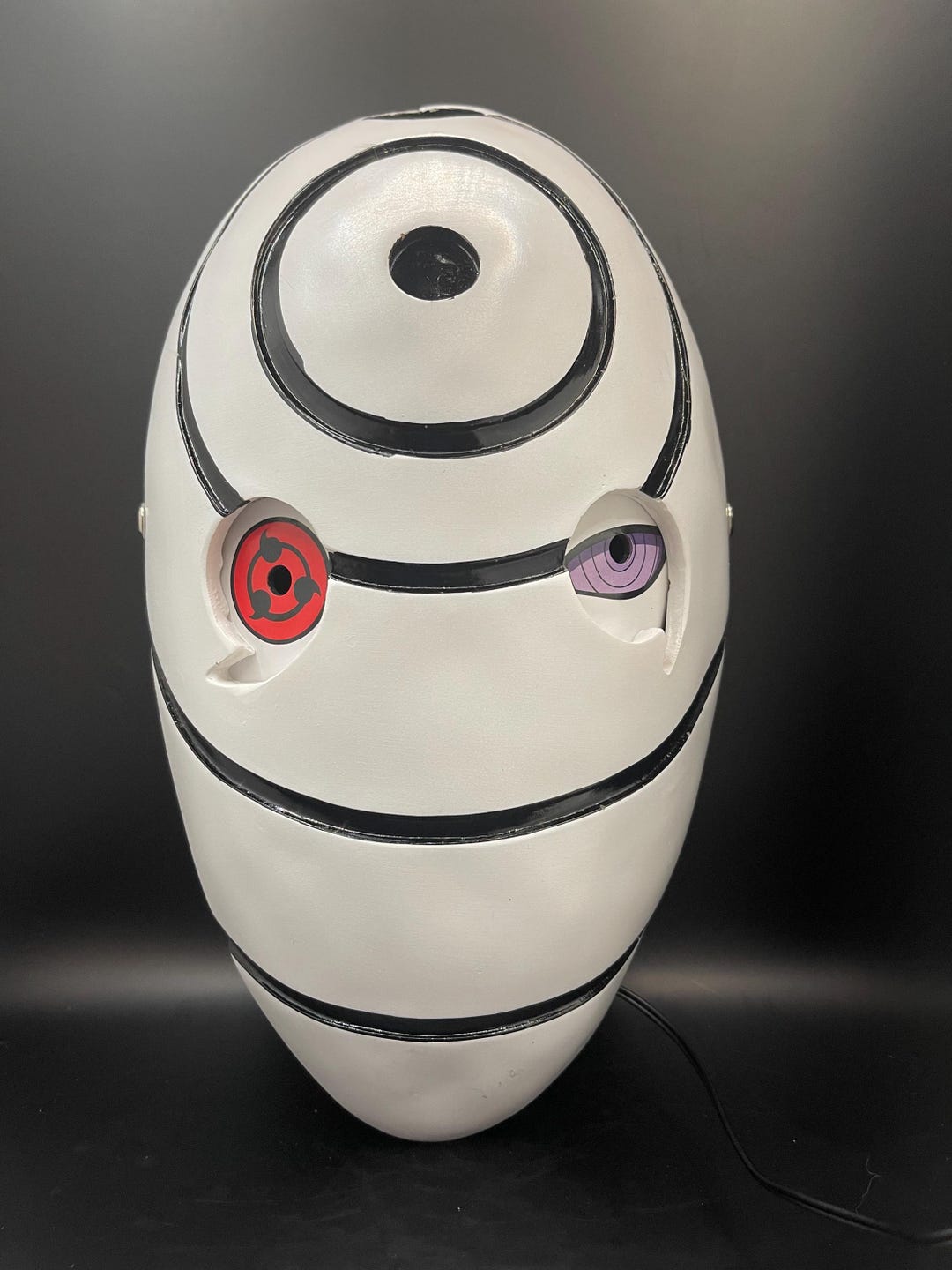 Uchiha Obito Madara White Mask Cosplay With Lighting Eyes - Etsy Canada