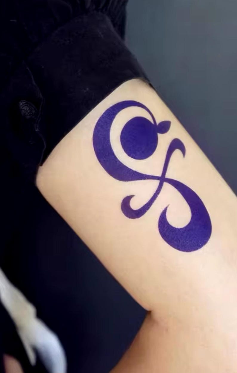 Nami Cosplay Tattoo - Etsy