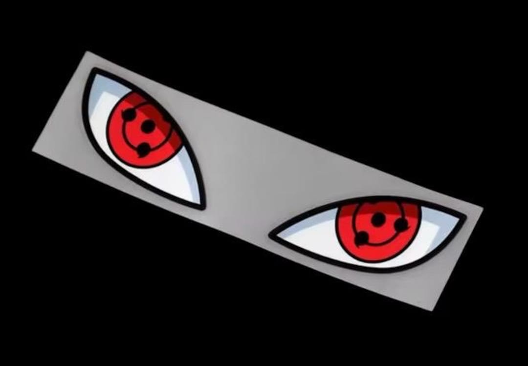 Uchiha Sharingan Eyes Sticker Decal Car Window Laptop Reflective - Etsy