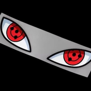 Uchiha Sharingan Eyes Sticker Decal Car Window Laptop Reflective - Etsy