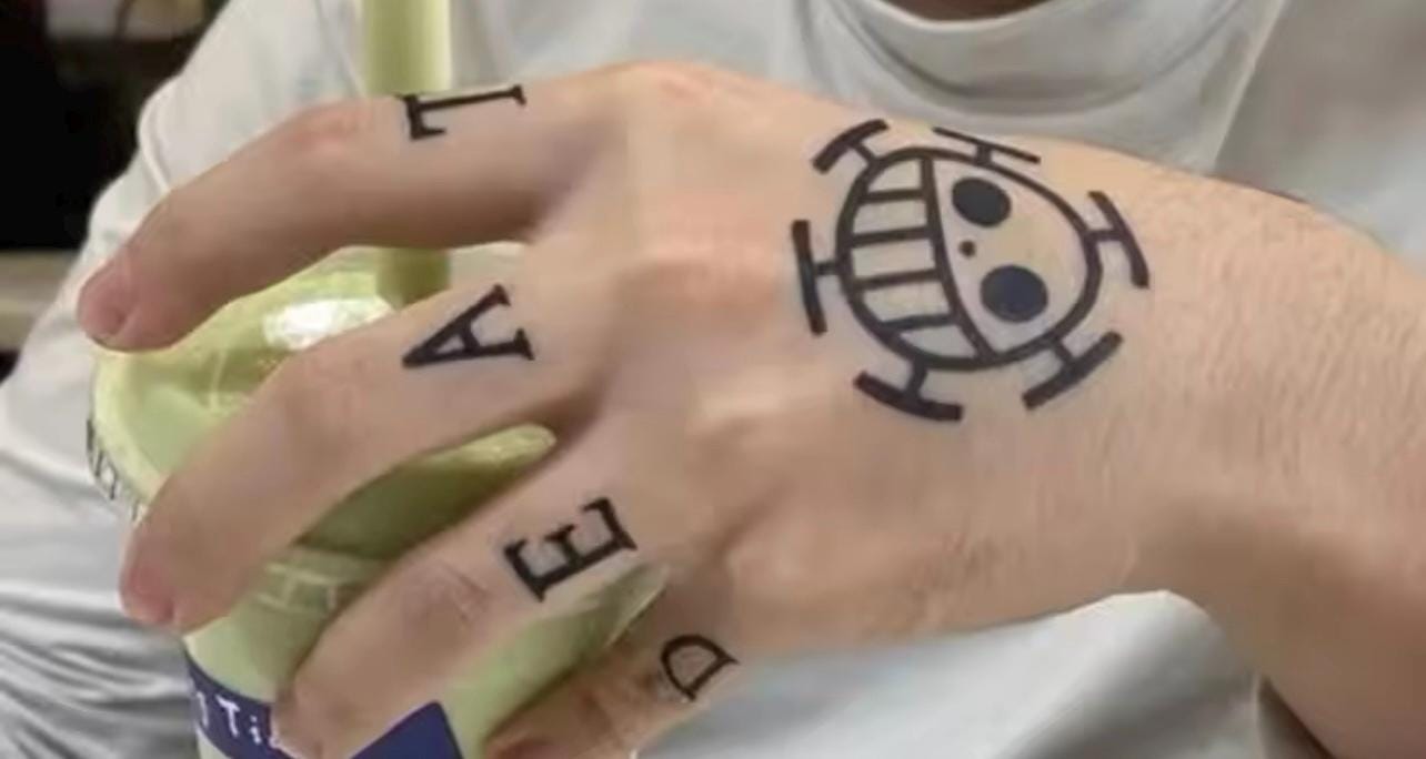 Trafalgar Law Tattoos Etsy
