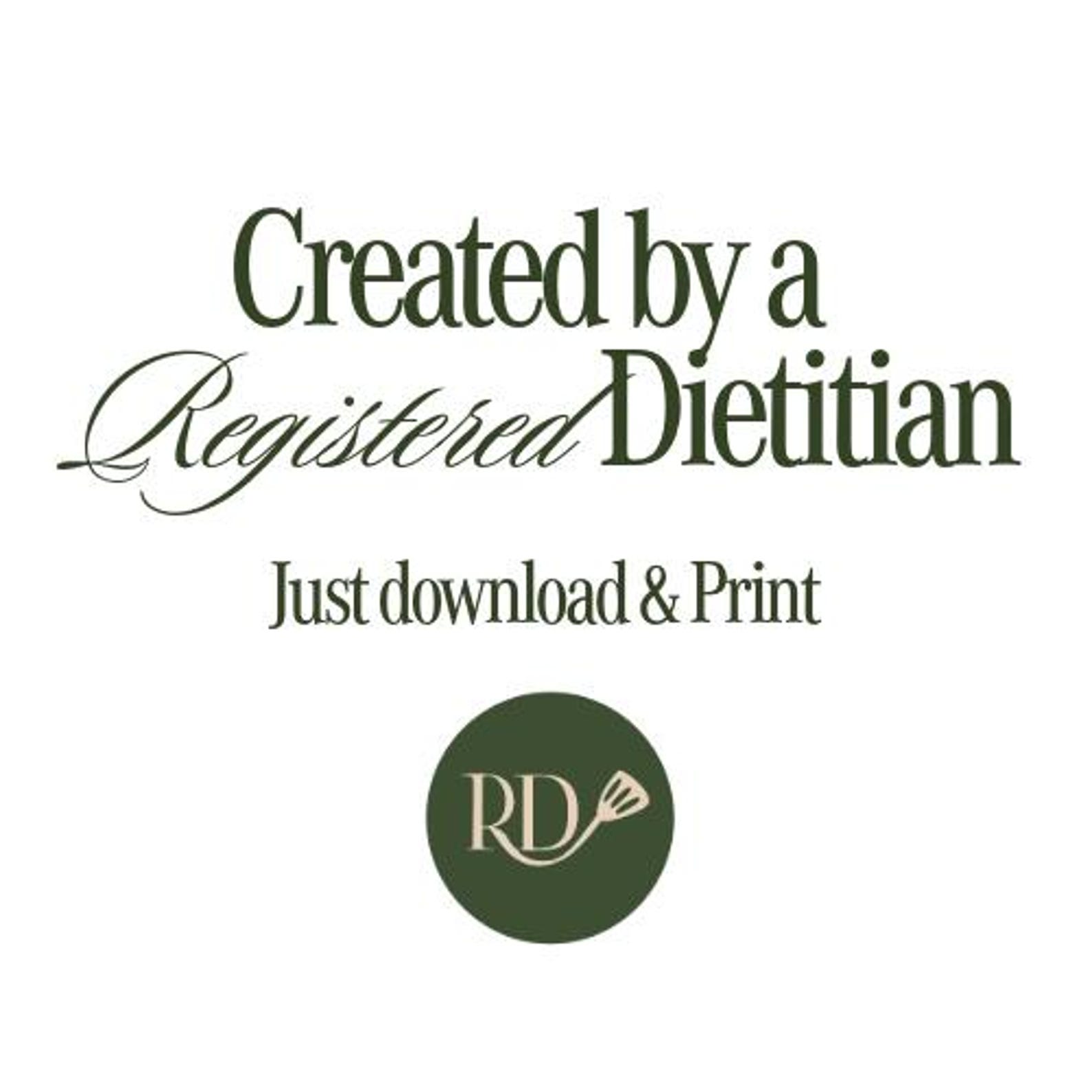 Nutrition Poster - Etsy