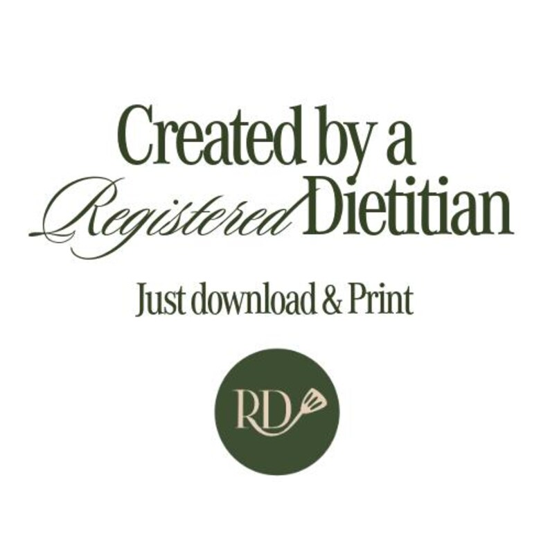 Nutrition Poster - Etsy