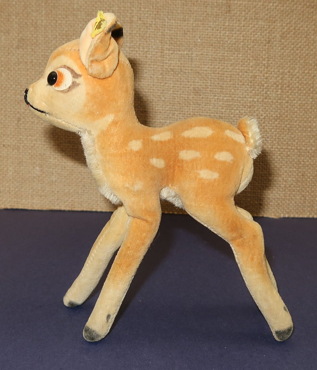 1950s Steiff Bambi/fawn With Button - Etsy