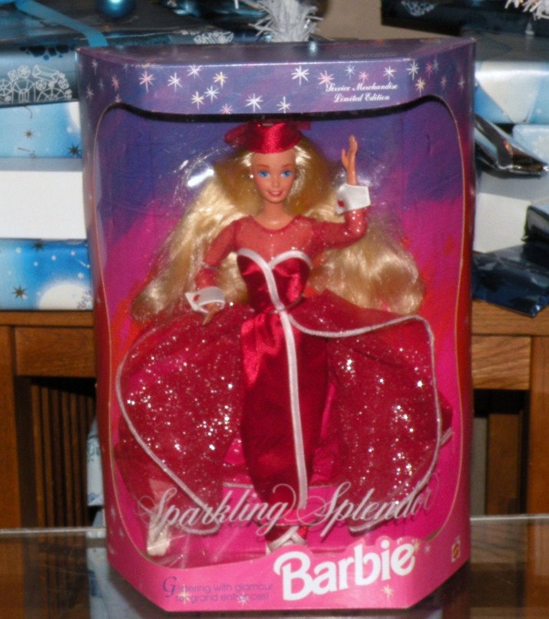 1993 Sparkling Splendor Barbie - Etsy