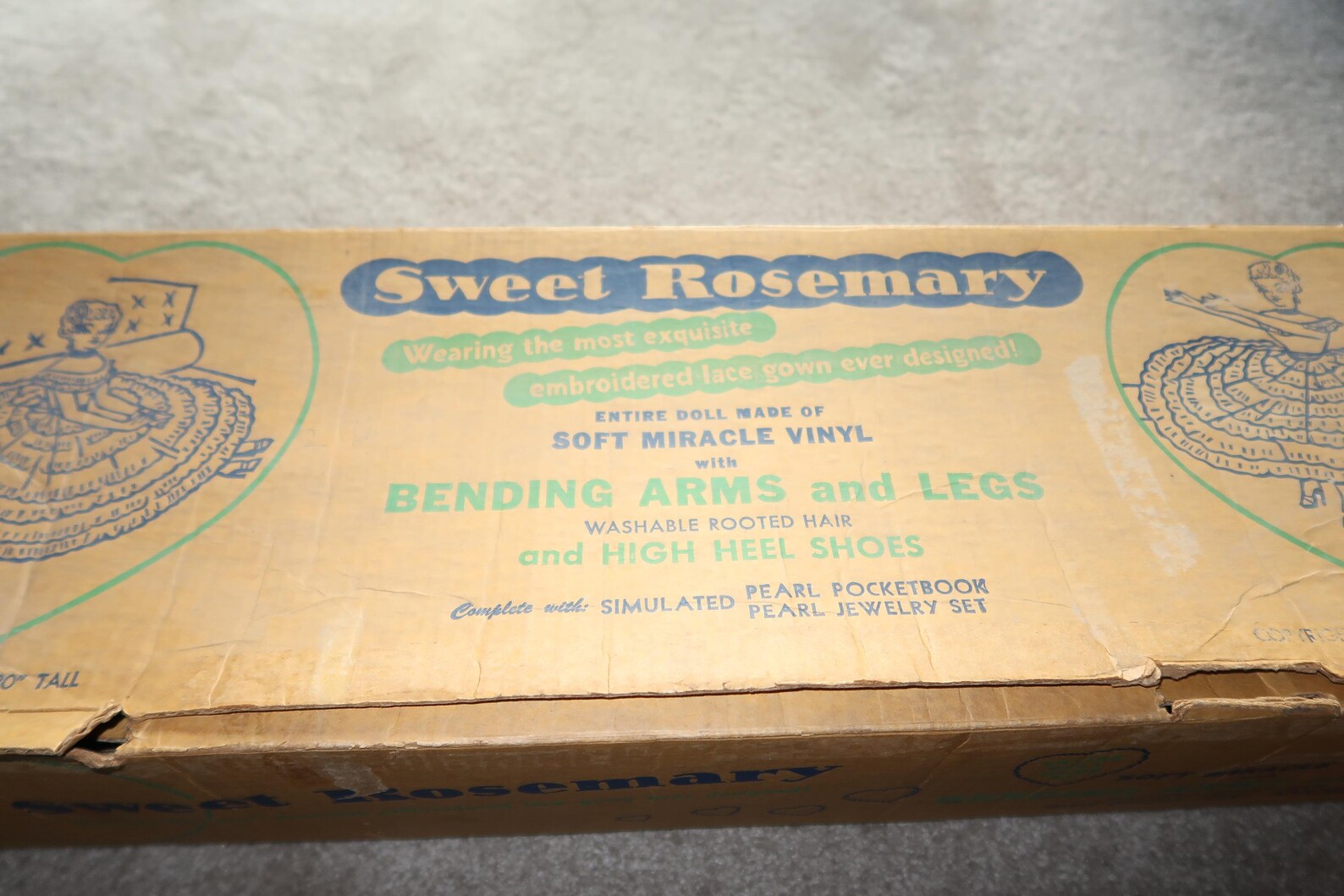 1959 Sweet Rosemary 30 Inch Doll, Complete in the Original Box With ...