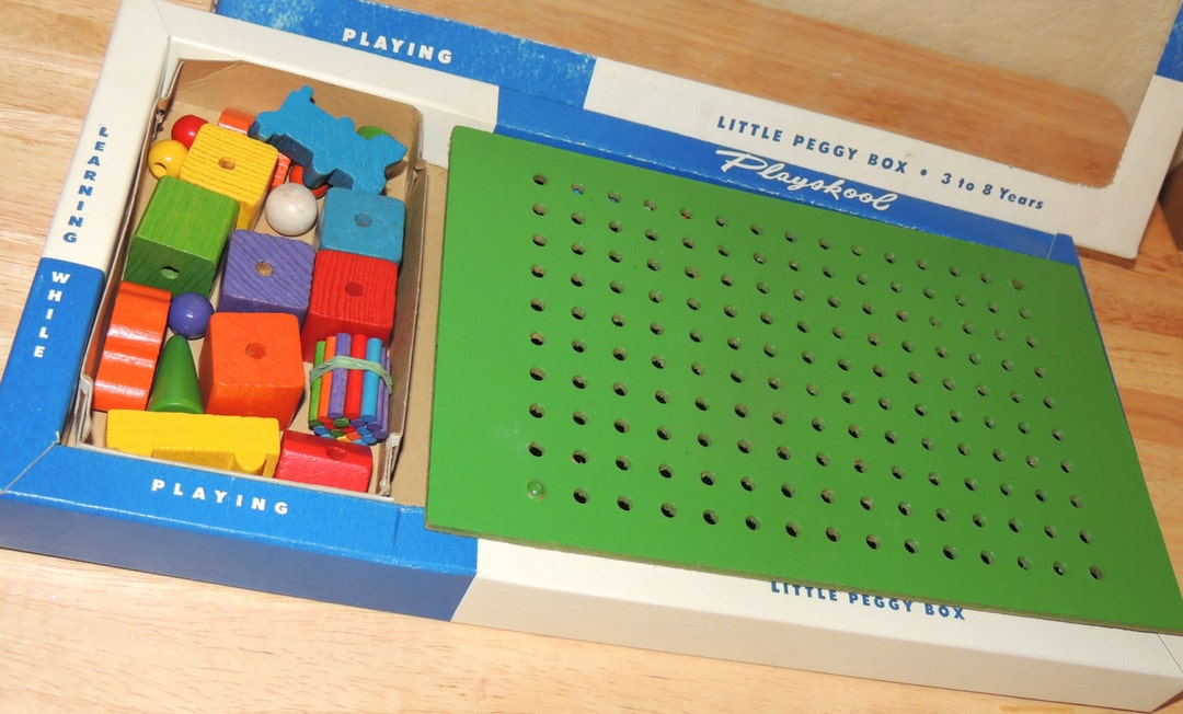 1950s Playskool Little Peggy Box in Original Box With - Etsy UK