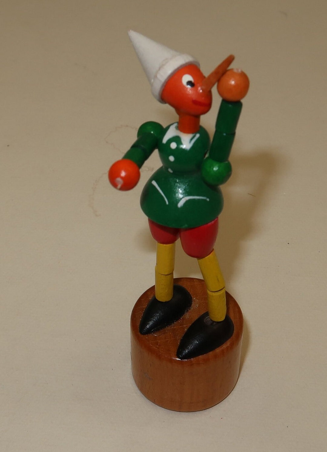 Vintage Wood Dancing Pinocchio Miniature, Made in Japan - Etsy