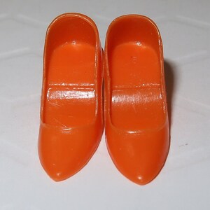 1960s Barbie Japan Orange Closed Toe Heels/pumps - Etsy