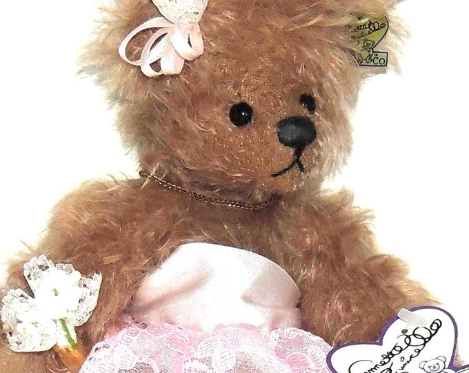 Annette Funicello Gretchen Mohair Bear in Original Box With COA - Etsy