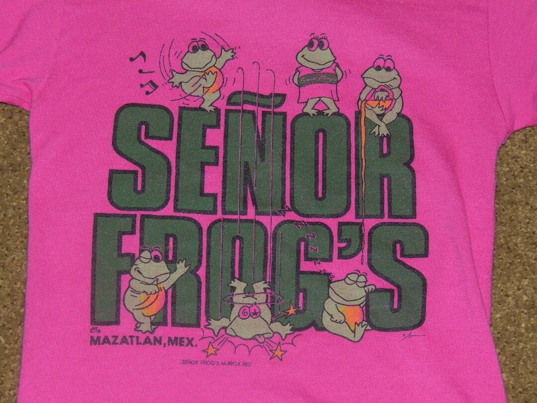 1980s Senior Frogs Mazatlan Mexico Childs T Shirt - Etsy