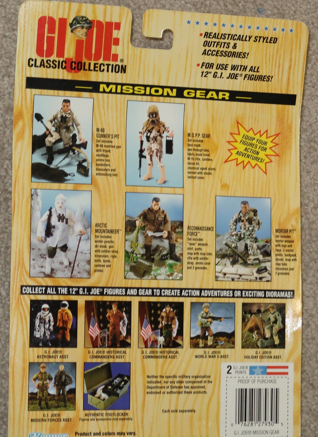 GI JOE Classic Collection M.O.P.P. Mission Gear Mint on - Etsy