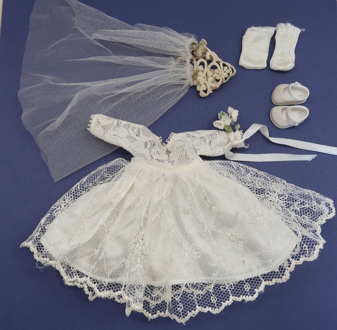 1950s Vogue Dolls Ginny Wedding Dress, Veil, Socks and Shoes - Etsy
