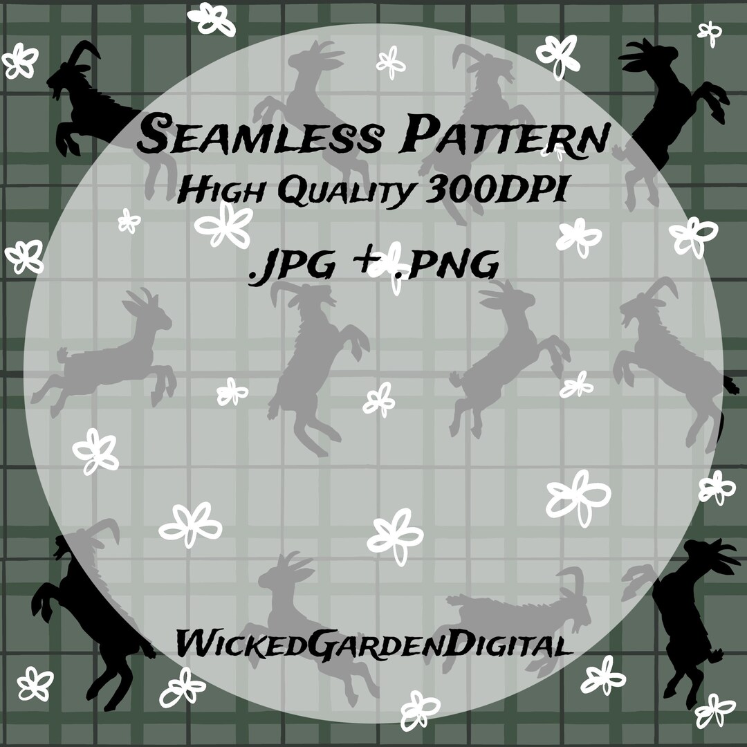 Seamless Goat Pattern, Seamless Goat Design, Goats Design, Goats ...