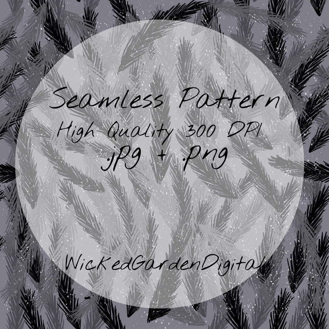 Seamless Pine Needle Pattern, Pine Needle Seamless Pattern, Pine Needle ...
