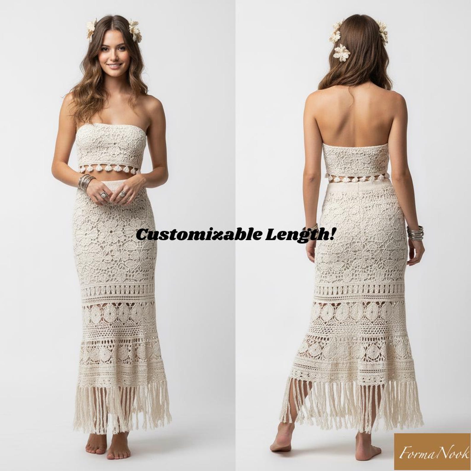 DIY Beachy Mermaid Crochet Dress Pattern | Beginner-friendly With ...
