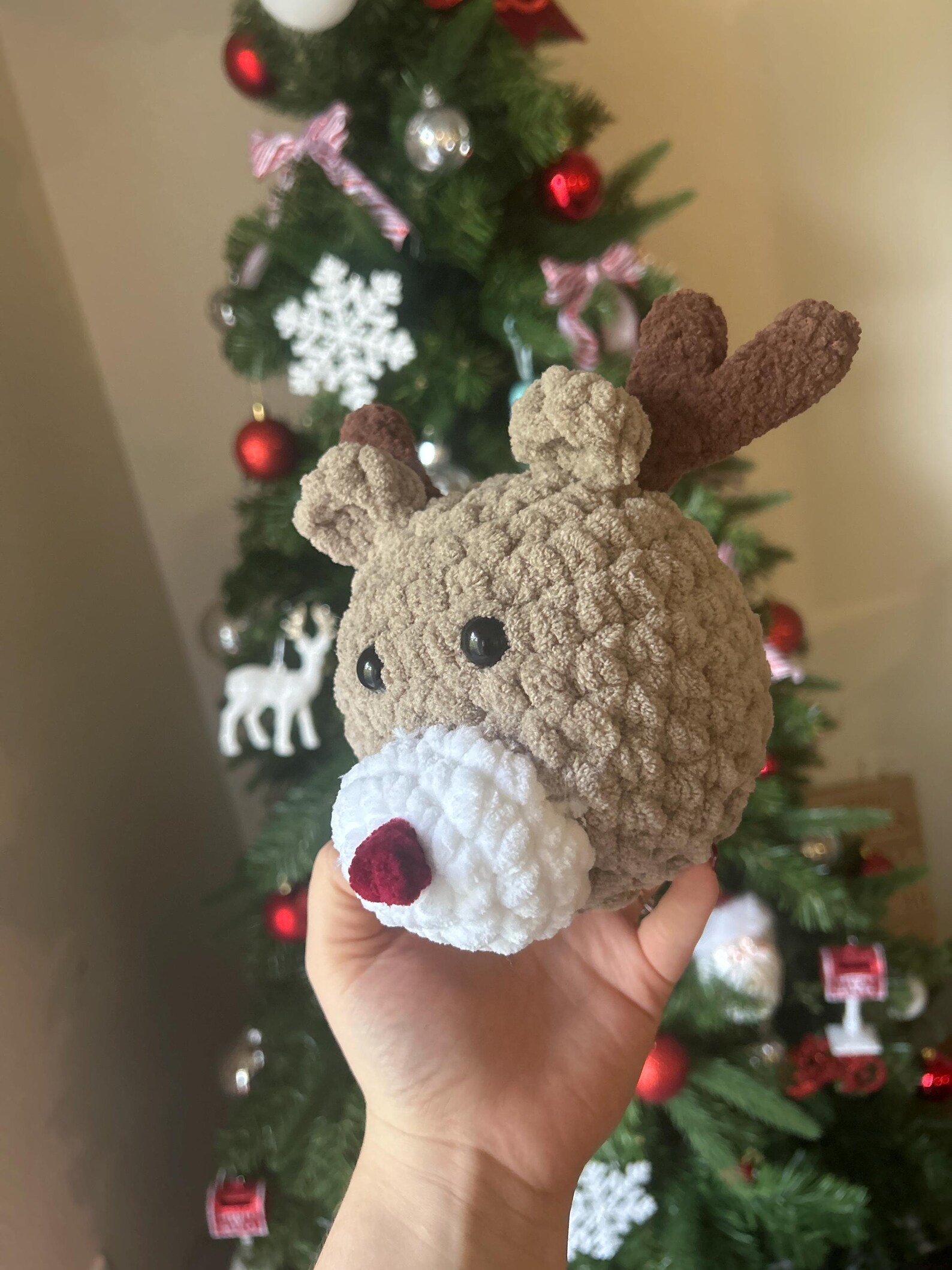 Rudolph Plushie - Etsy
