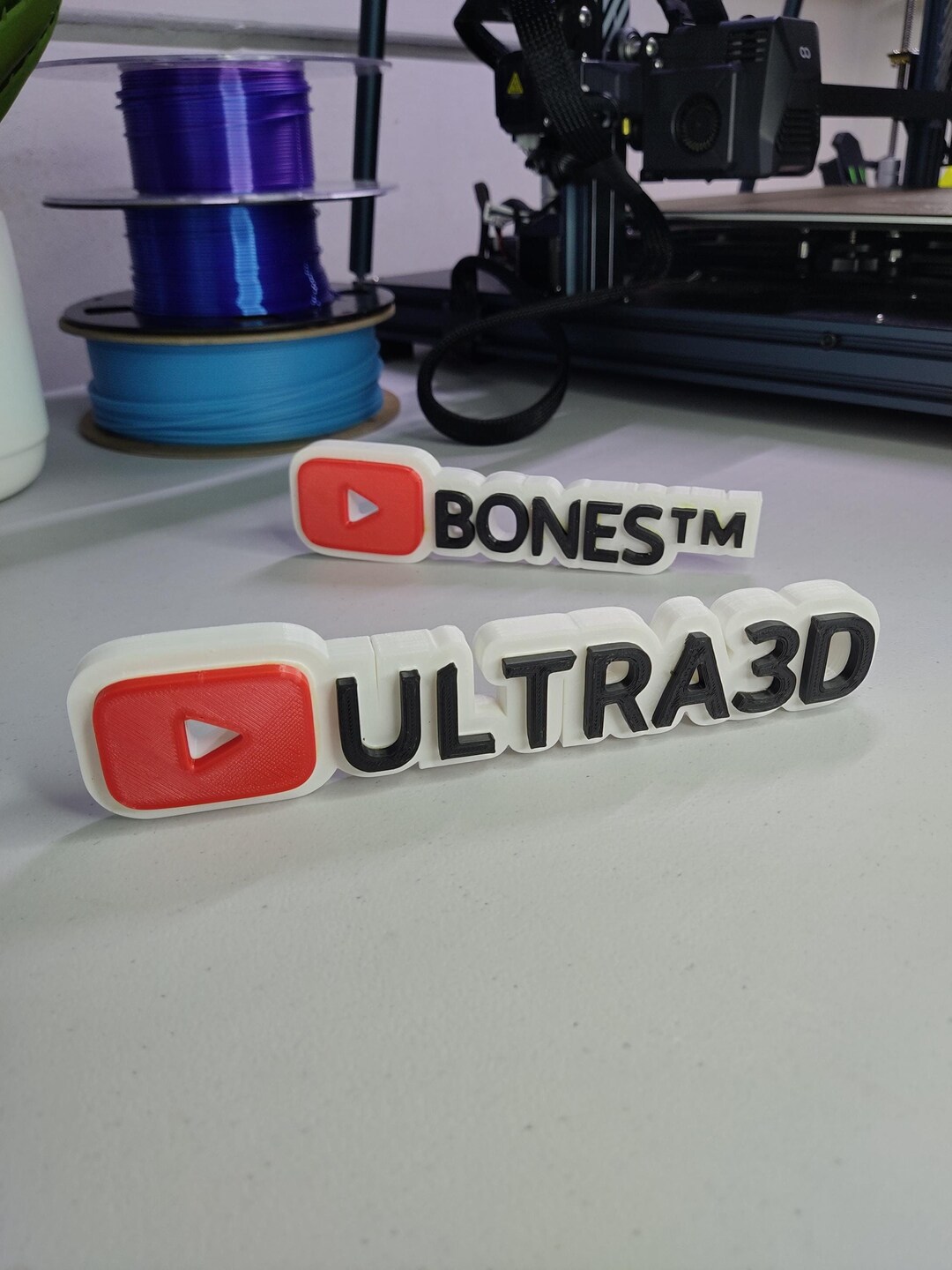 Custom Youtube Name Plate, Personalized Youtube Name Tag, Youtube ...