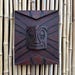 Carved Block Tiki on Carved Panel, Mysterious and Exotic Tiki Bar Decor ...