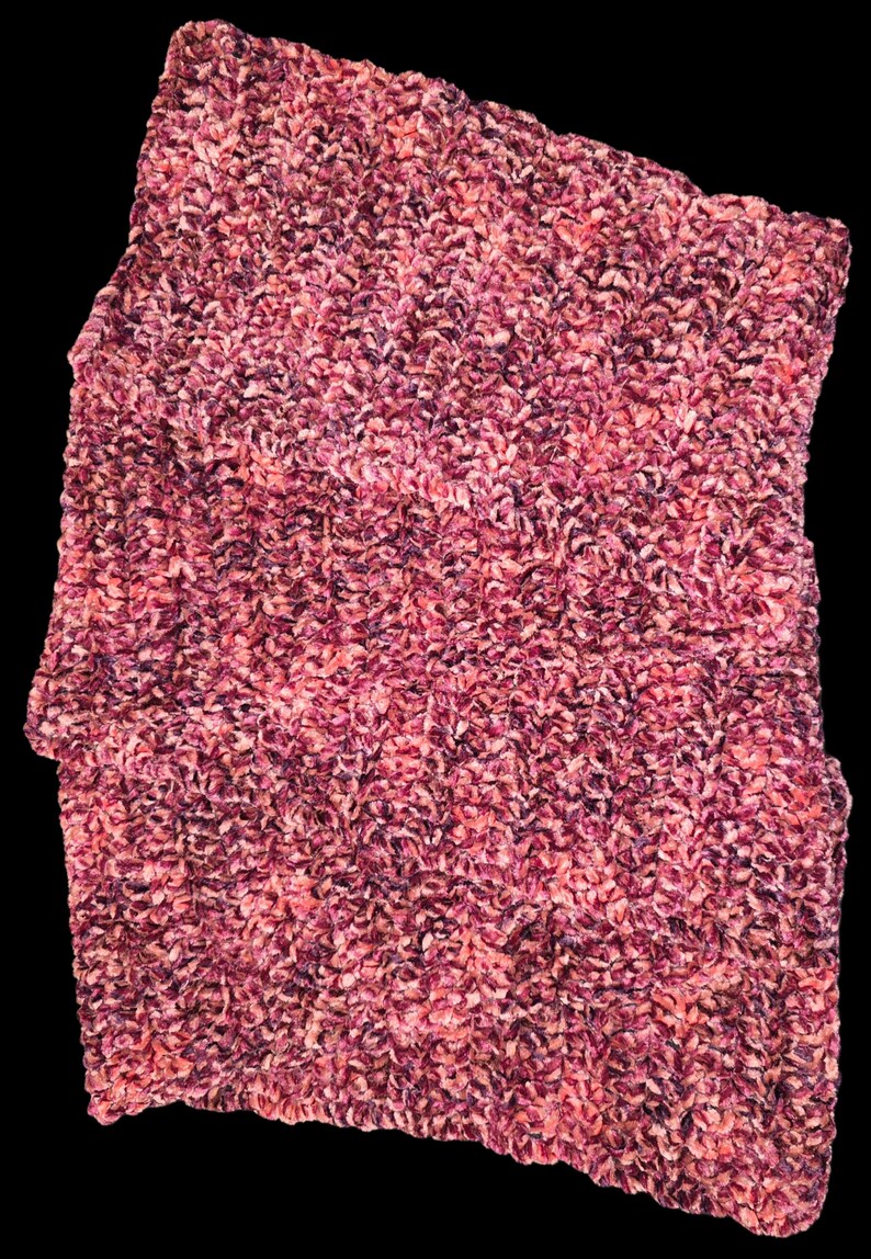 Luxurious Crushed Velvet Scarf - Super Soft Polyester - Unique Textured ...