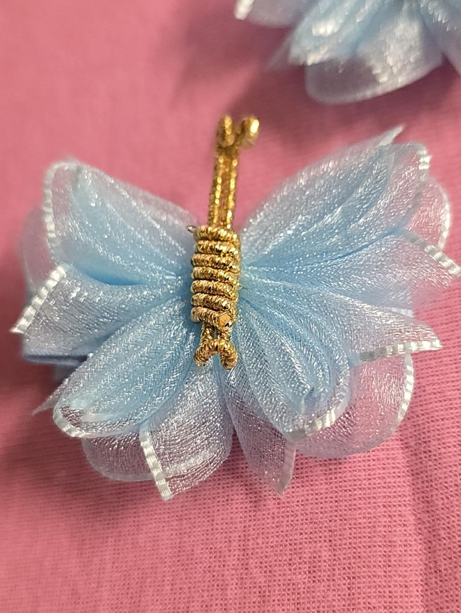 Charming Blue Butterfly Hair Clips Set of 2 - Etsy