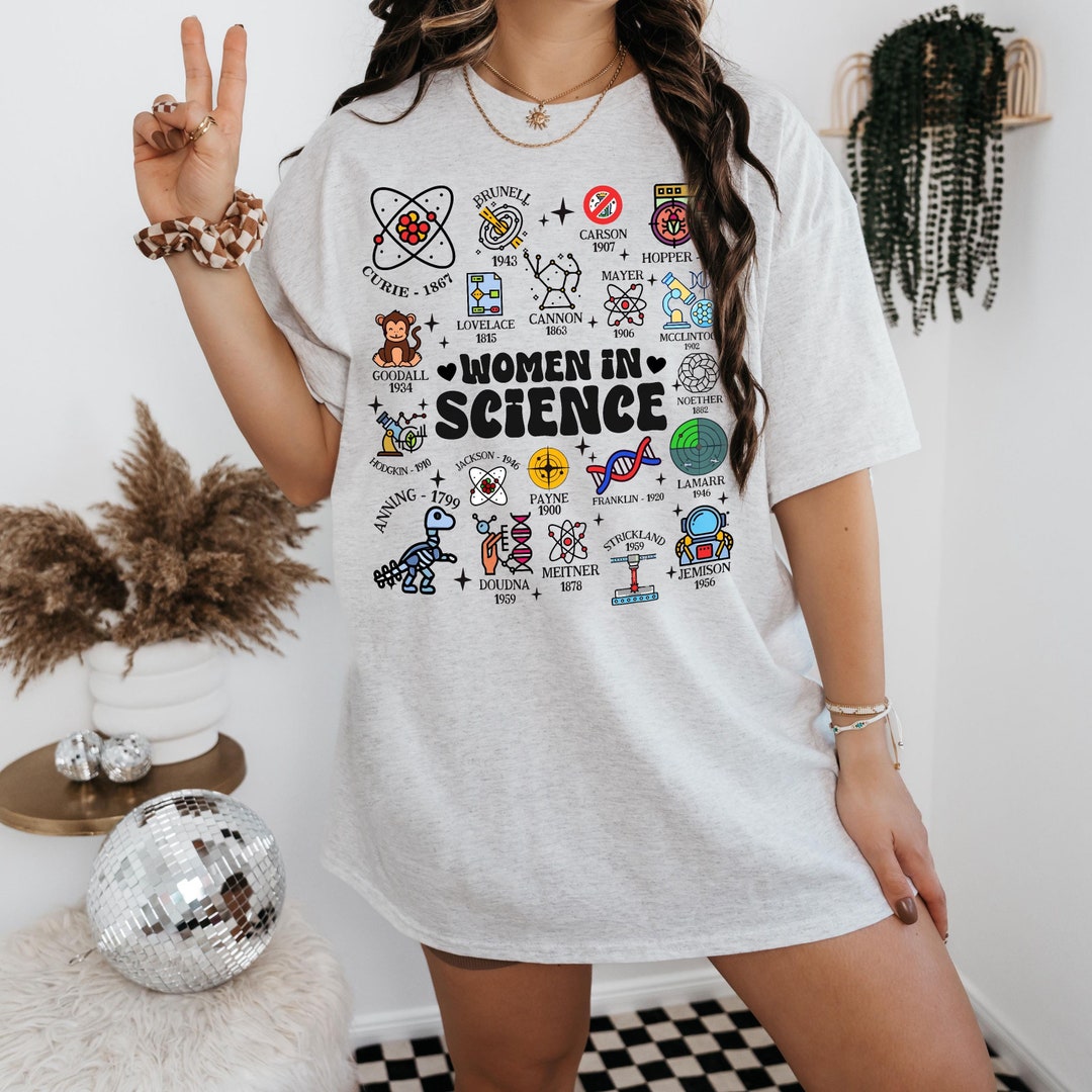 Women in Science Shirt, Gift for Science Teacher, Science Lover Gift ...