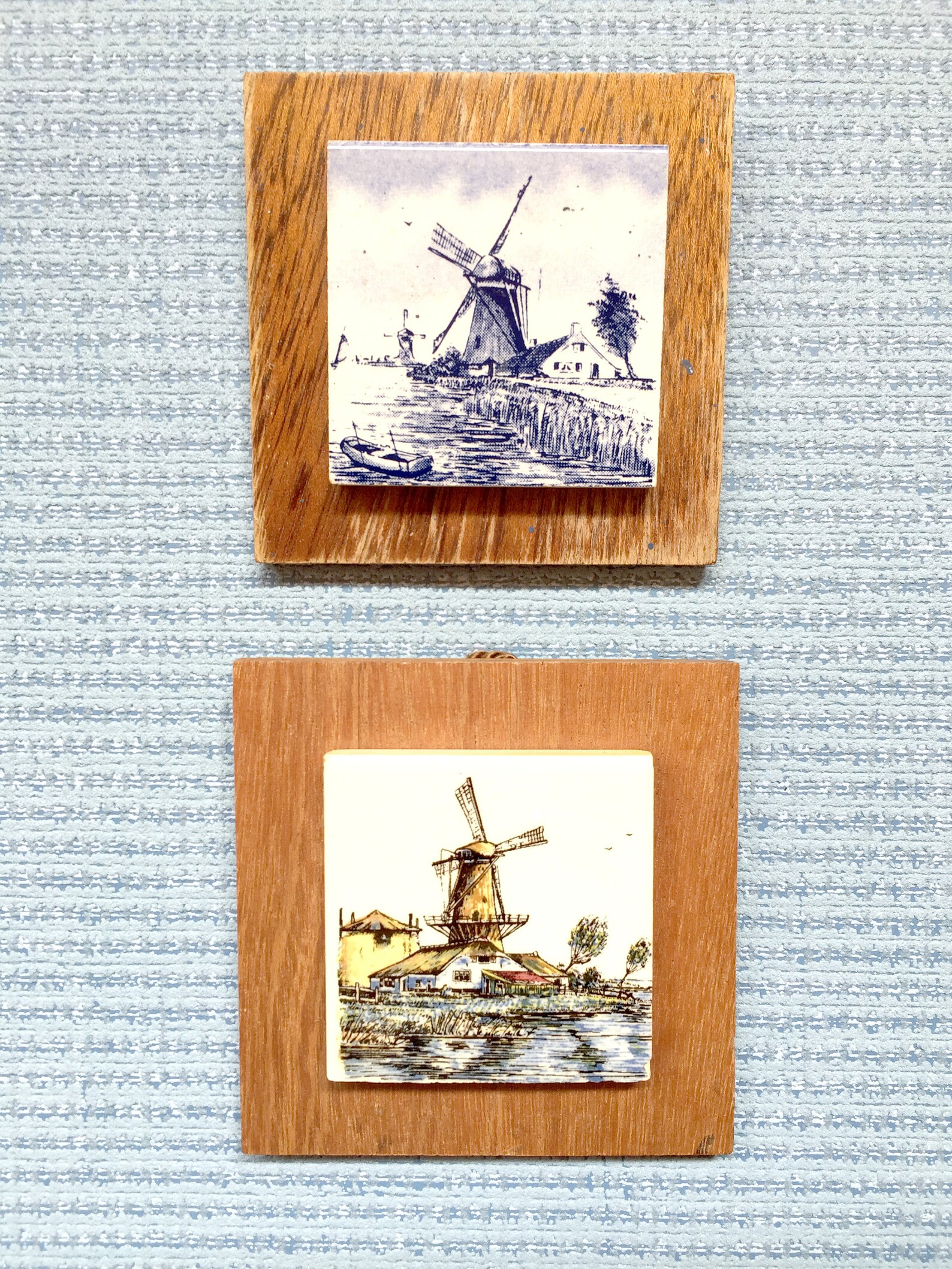 Dutch Delft, Wall Hangings, Windmills, Windmill Wall Art, Original ...