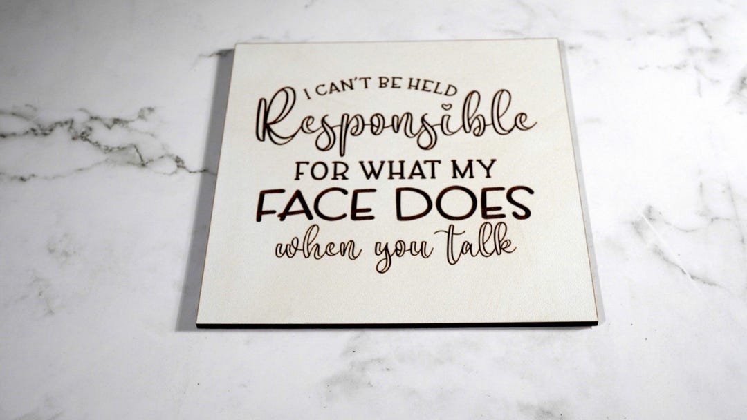 Sarcastic 5x5 Sign, Scrabble Tile, Wall Art - Etsy