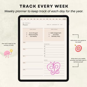 2025 Digital Planner Goodnotes Planner Dated Planner iPad Planner ...