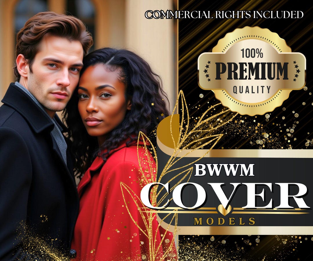 BWWM Romance Novel Cover Model / Black Woman White Man Book Cover ...