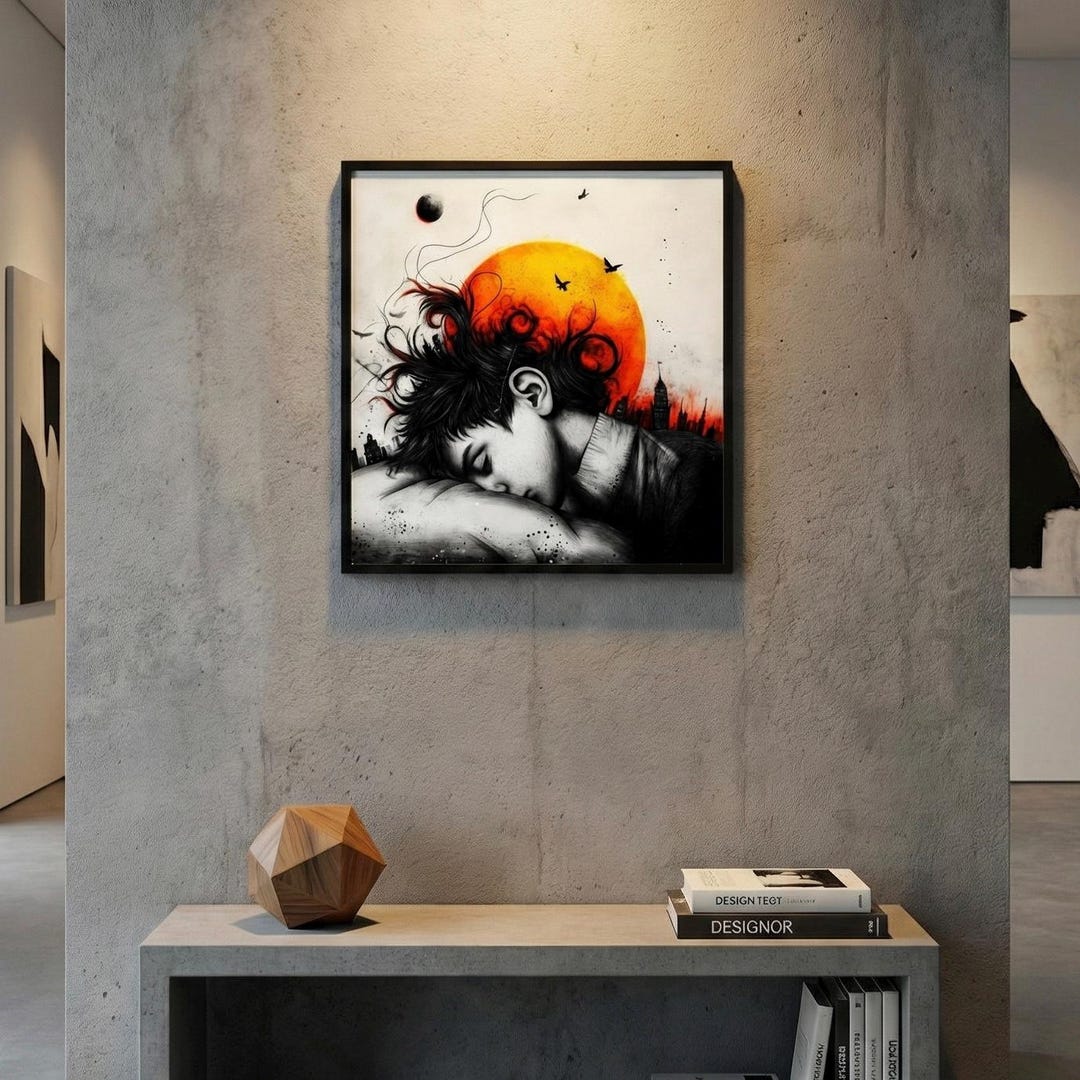 Sedation - Surreal Designed Art Poster: Emotional and Personal Strong ...