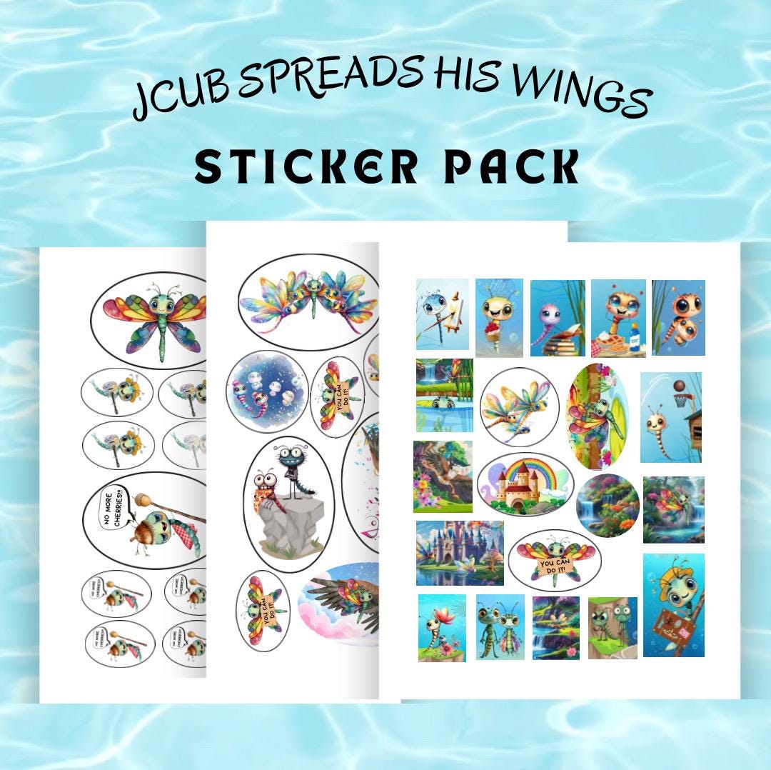 Storybook Character Stickers | Bonus Content From the Kids’ Book: Jcub ...