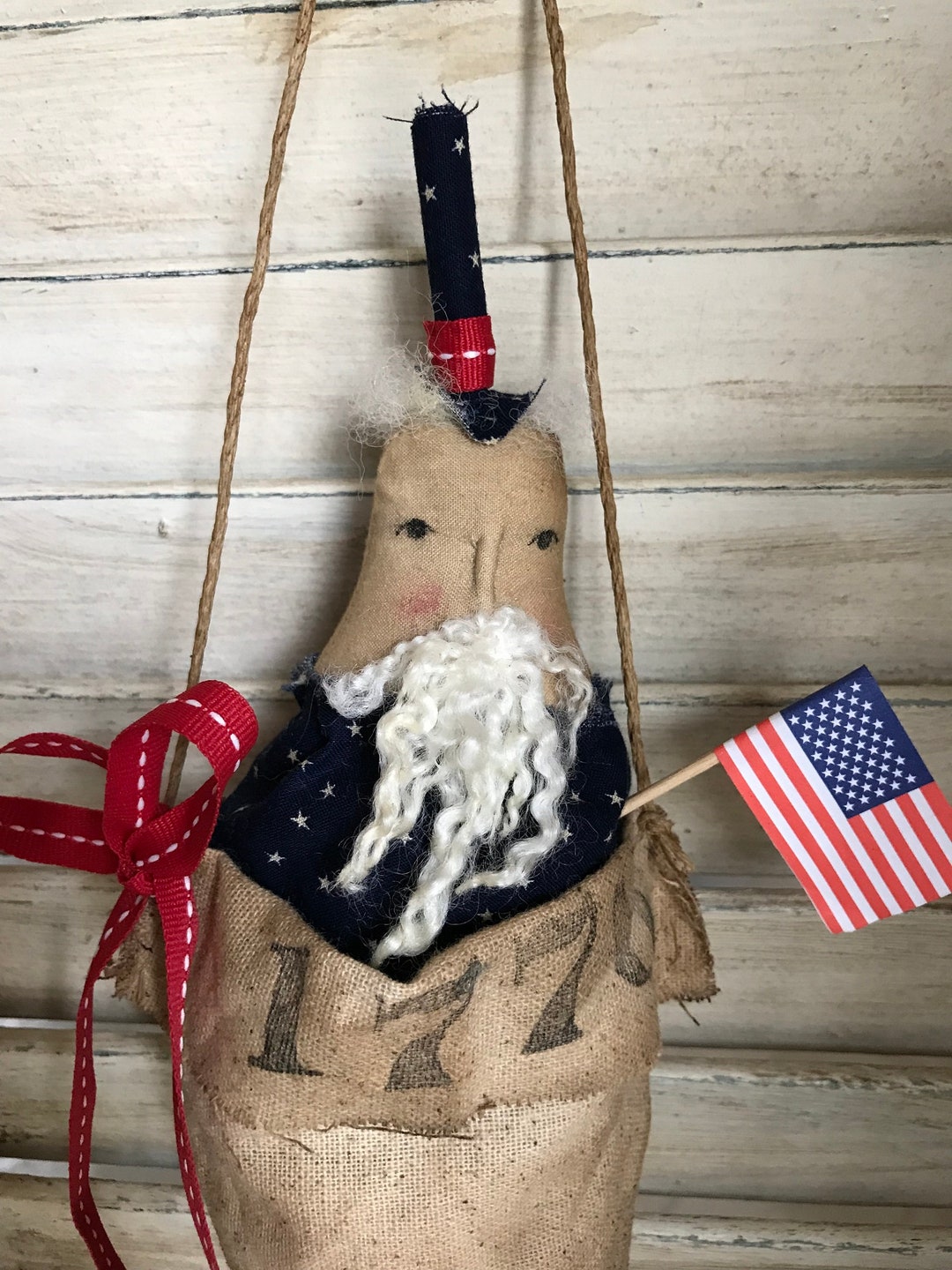 Uncle Sam Stocking - Etsy