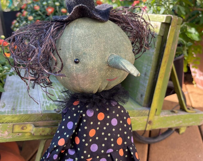 Primitive Witch Doll - Etsy