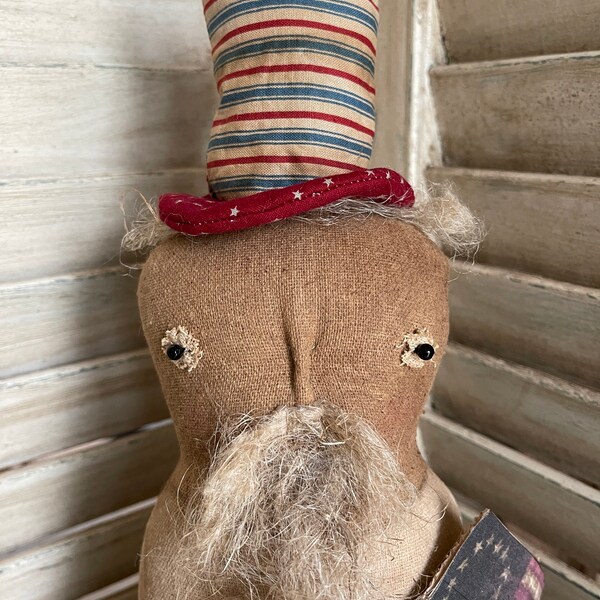 Primitive Uncle Sam Dolls - Etsy