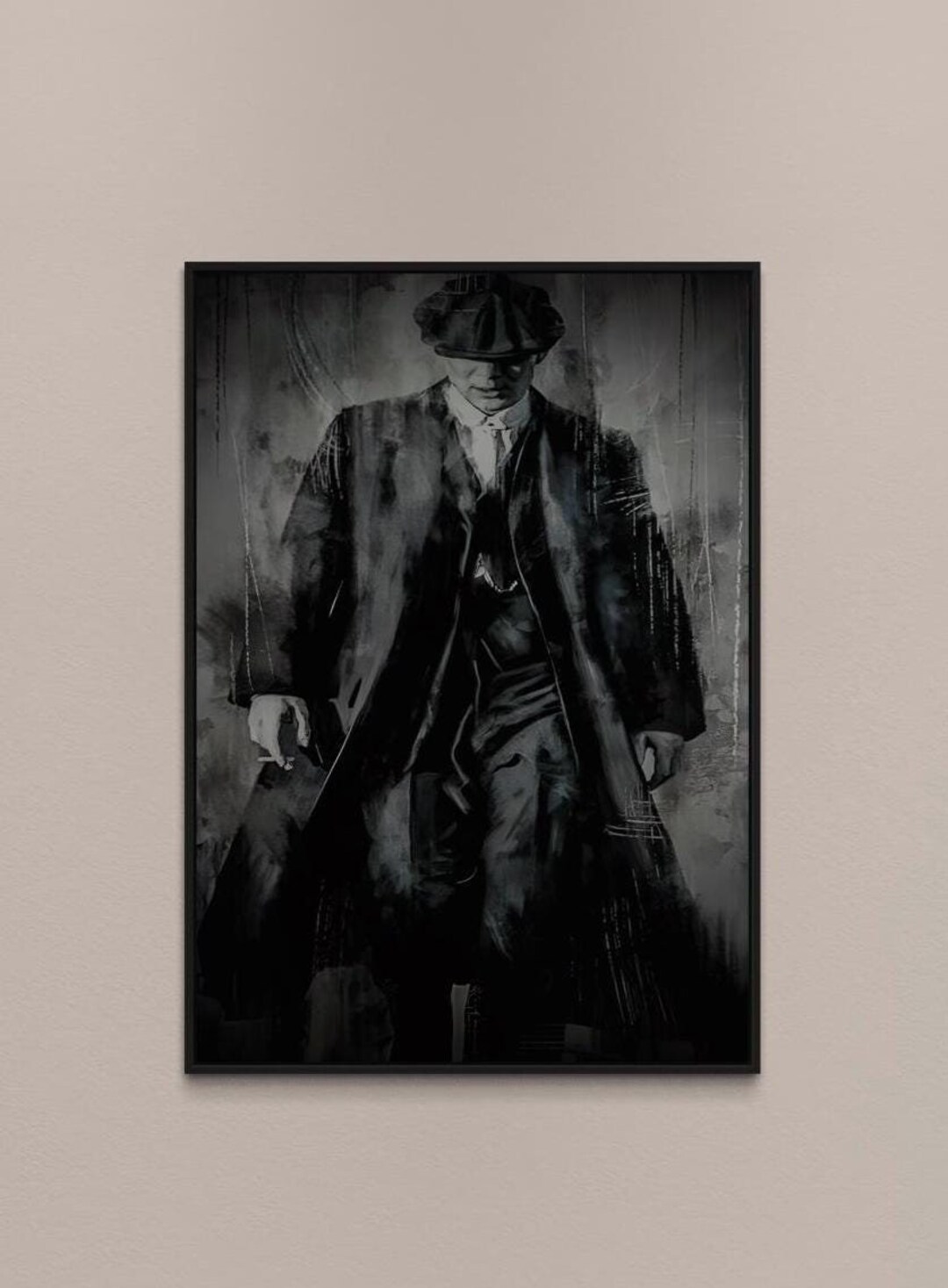 Peaky Blinders Canvas Print Iconic Wall Art Decor Featuring Tommy ...