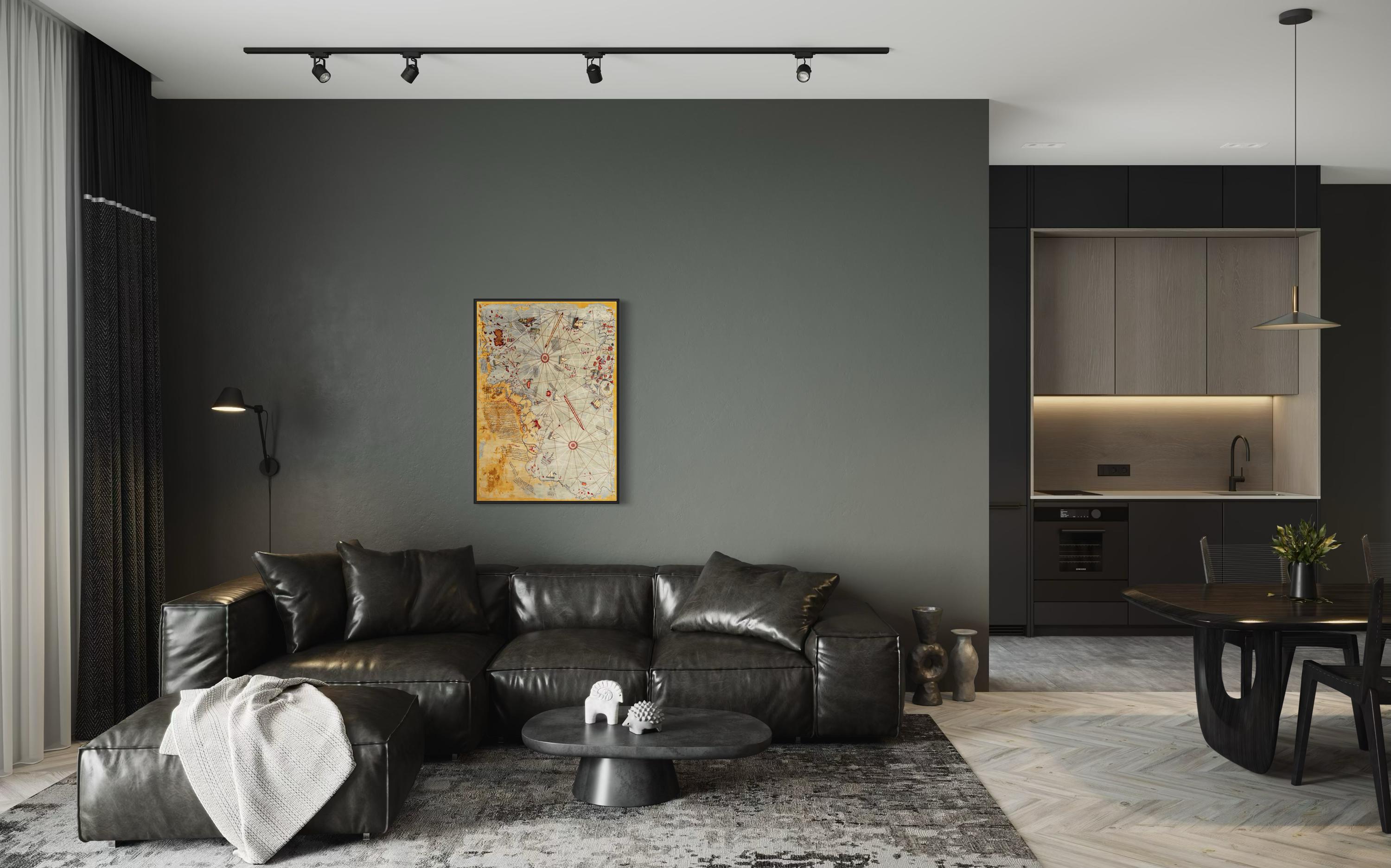 Piri Reis World Map Canvas Wall Art - Vintage Nautical Exploration ...