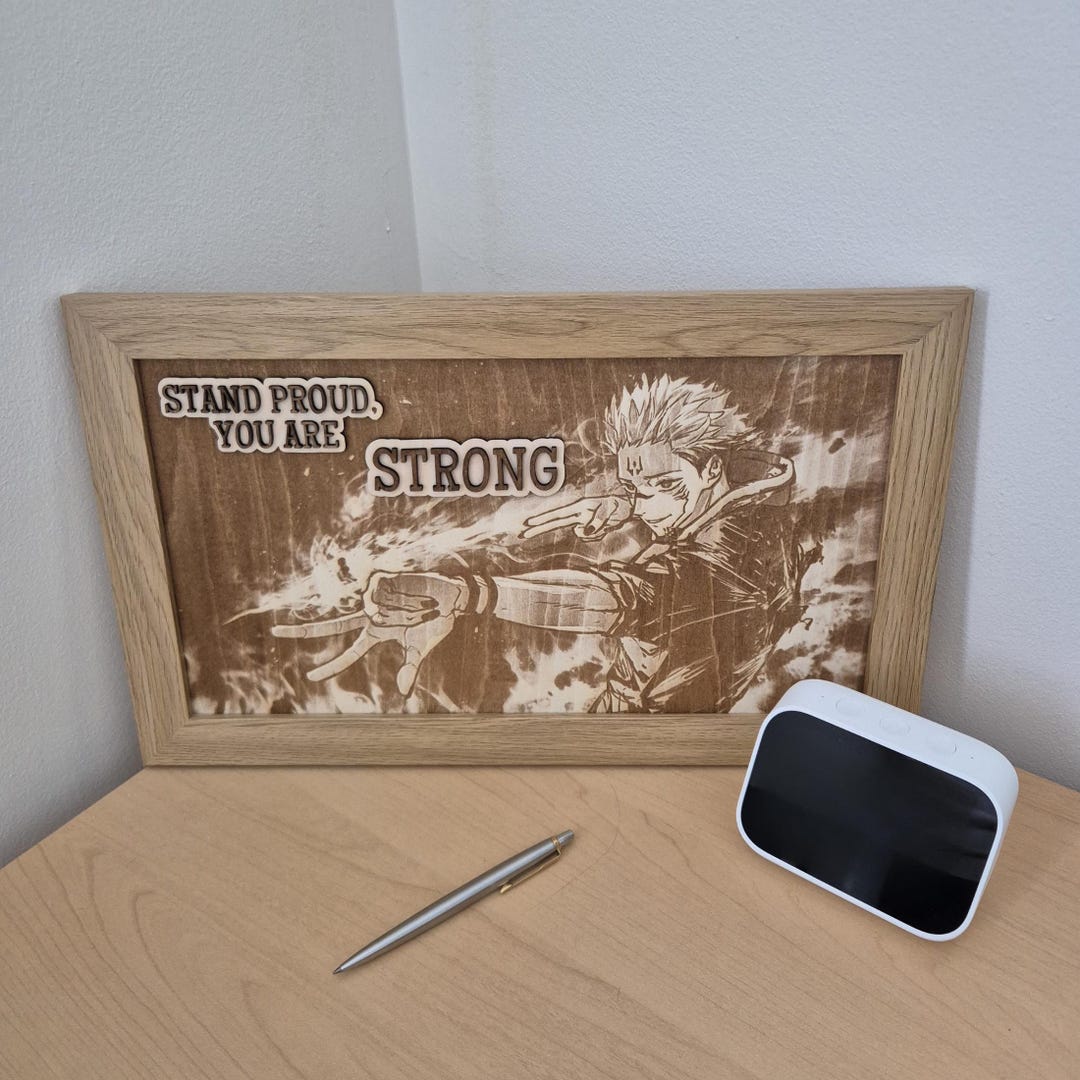 Jujutsu Kaisen Sukuna Wall Art – Laser Engraved Wood Frame Decor - Etsy UK