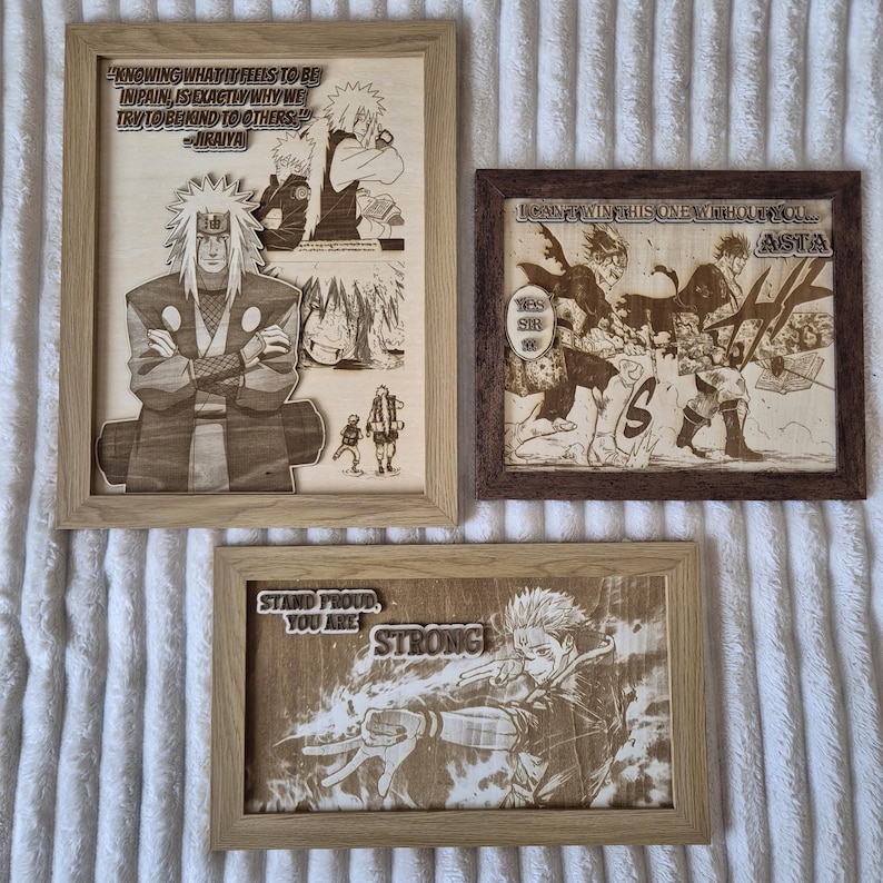 Jujutsu Kaisen Sukuna Wall Art – Laser Engraved Wood Frame Decor - Etsy UK