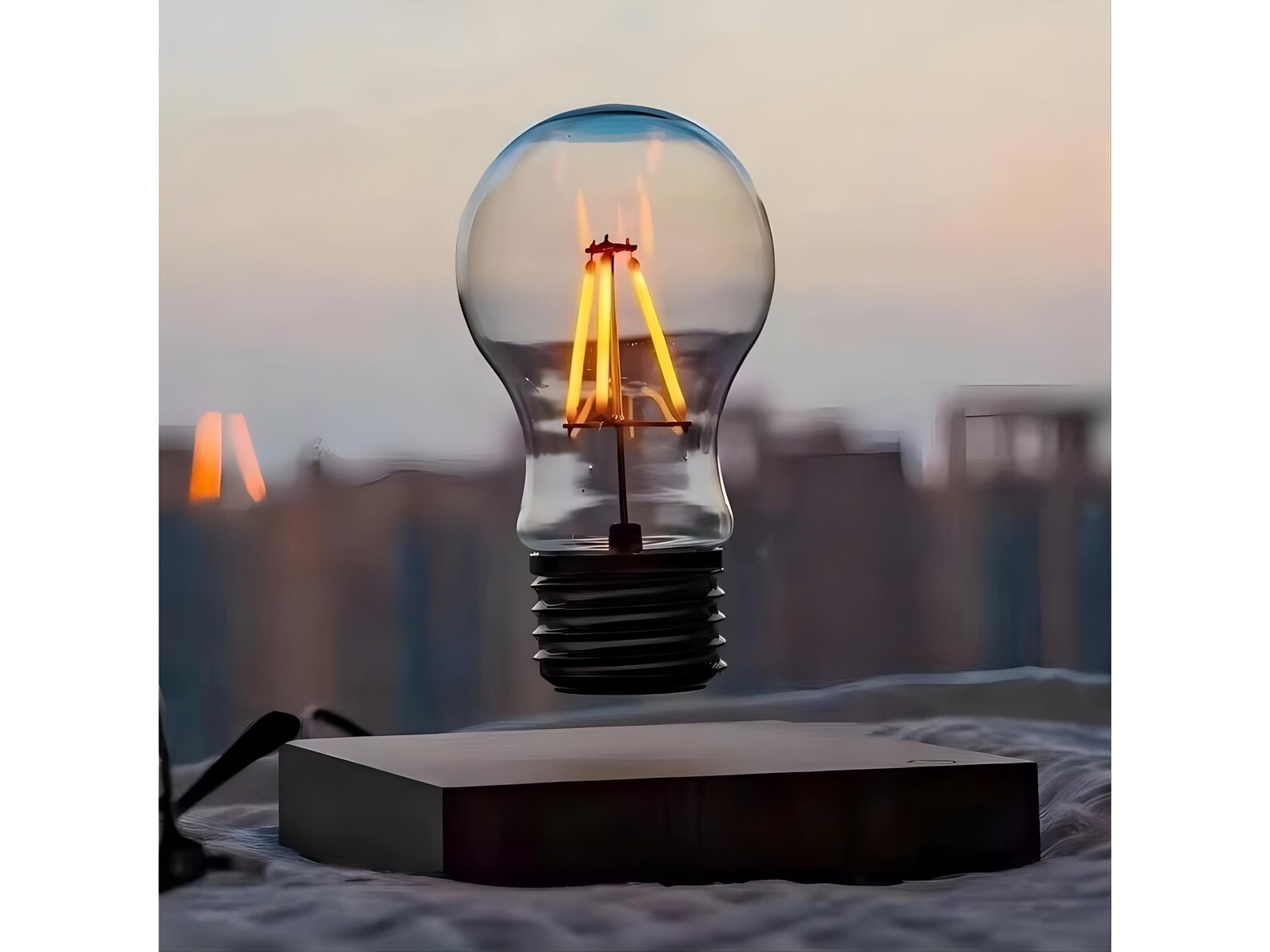 Magnetic Levitating Desk Lamp | Floating LED Asian Style Lamp | Unique ...
