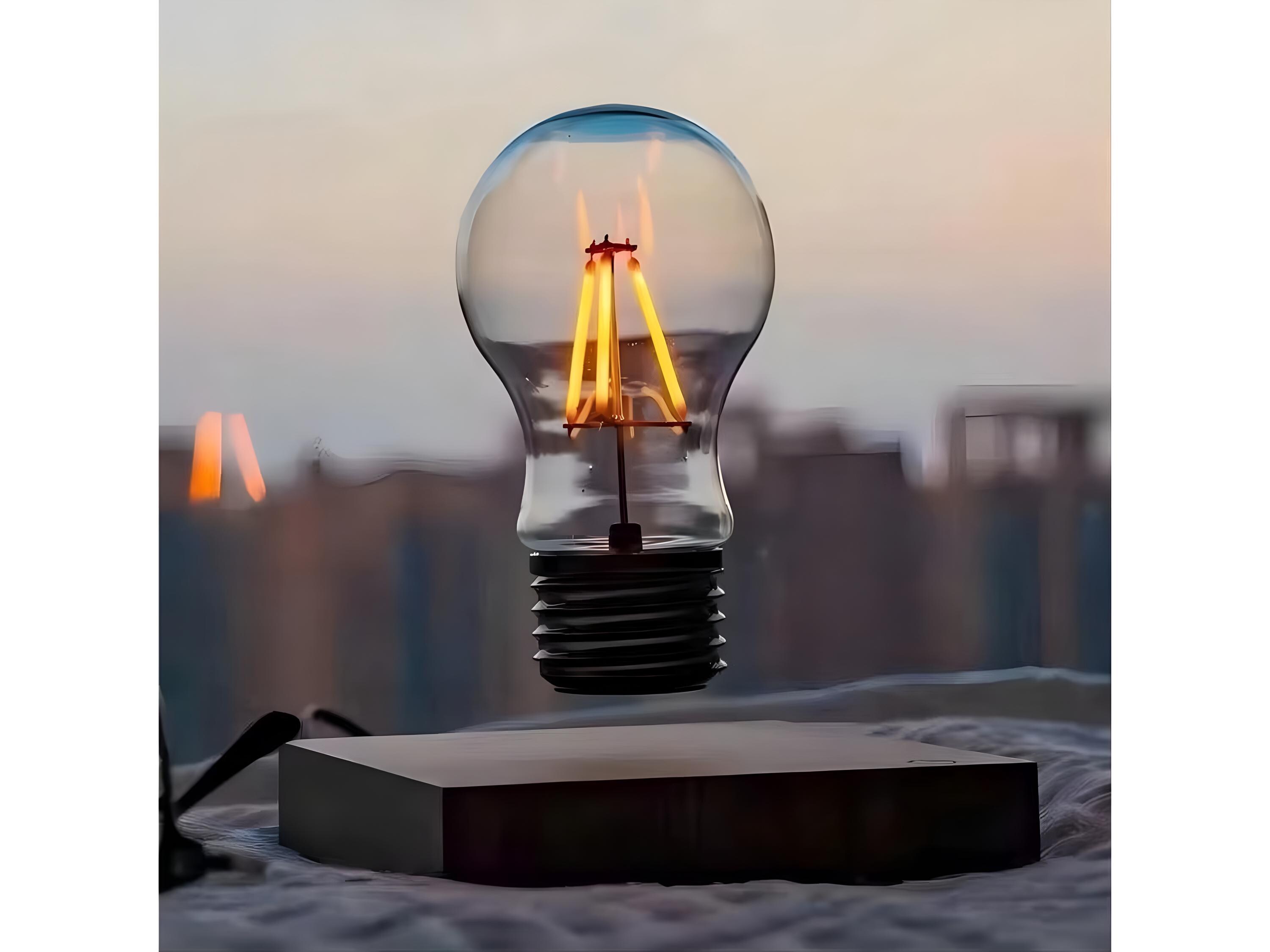 Magnetic Levitating Desk Lamp | Floating LED Asian Style Lamp | Unique ...