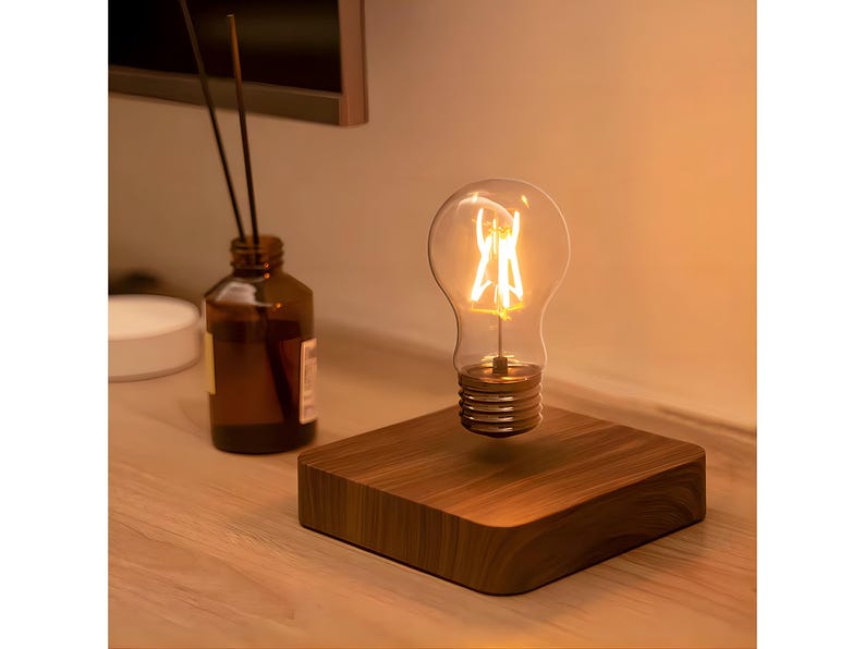 Magnetic Levitating Desk Lamp | Floating LED Asian Style Lamp | Unique ...
