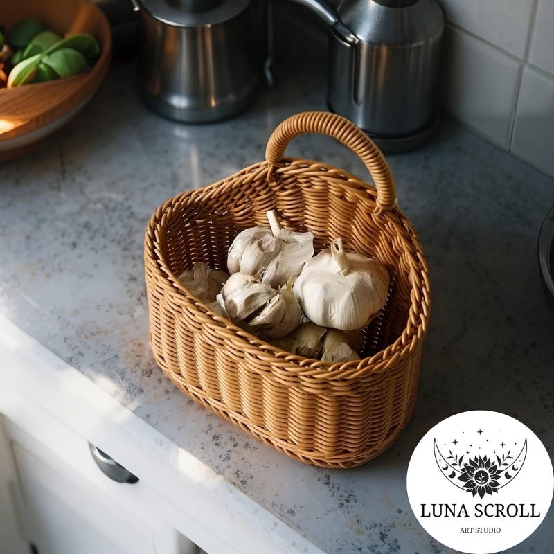 Woven Wall Basket for Fruit - Etsy