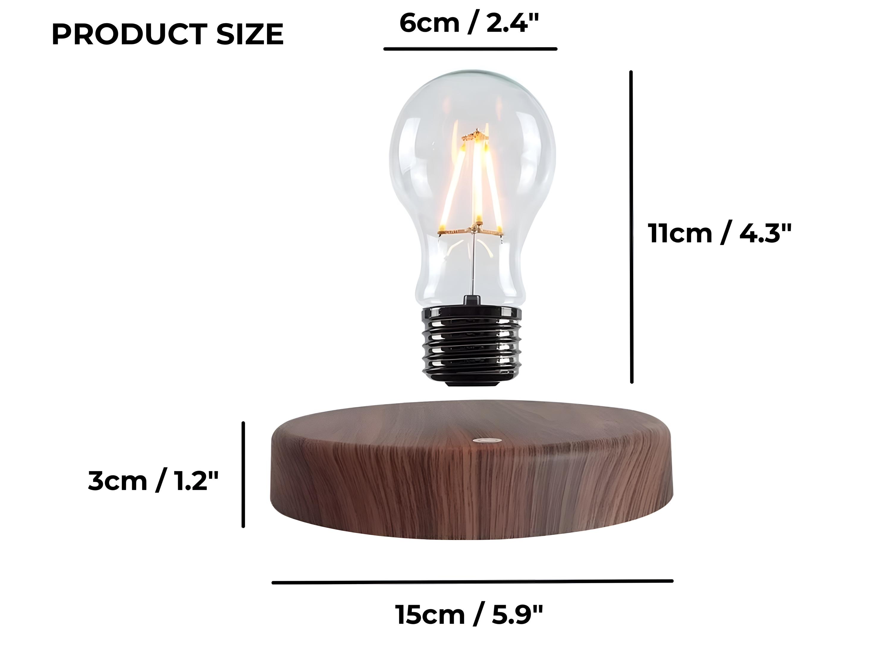 Magnetic Levitating Desk Lamp | Floating LED Asian Style Lamp | Unique ...