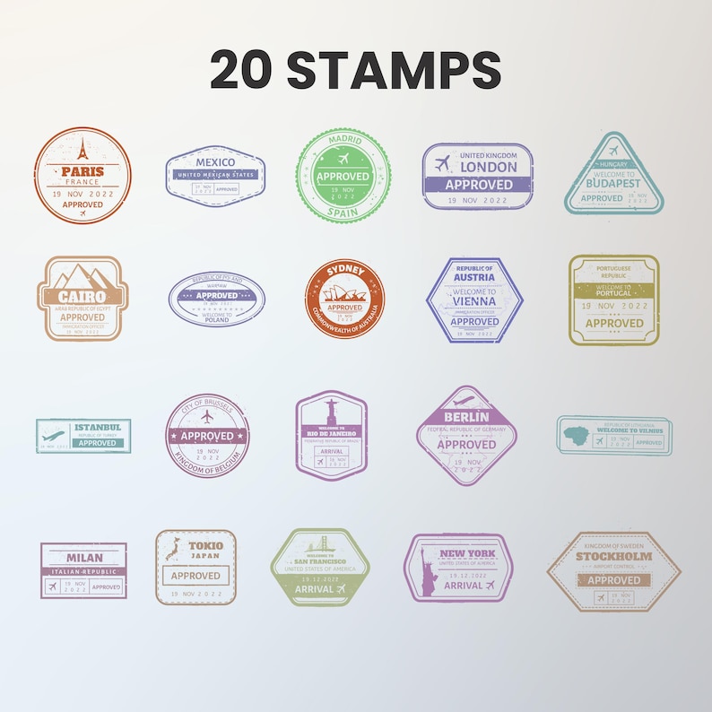 Editable Us Passports for Kids, Printable Passport for Kid for Playing ...