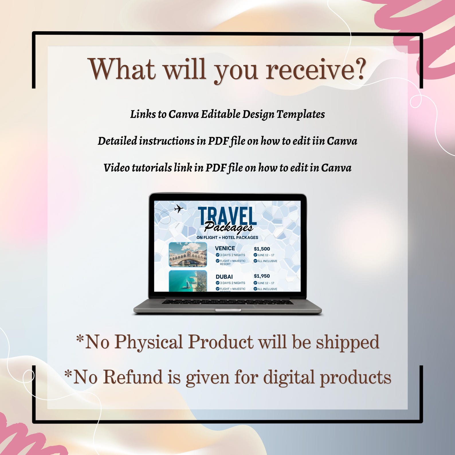 Travel Agent Flyer, DIY E-flyer Template, Travel Flyer, Vacation Flyer ...
