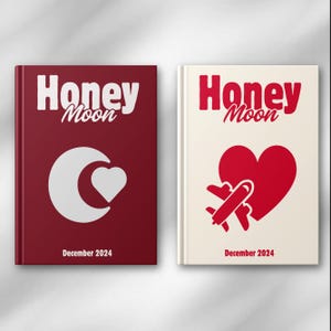 Honeymoon Photo Book Canva Template Bundle, Printed Luxury Honeymoon ...