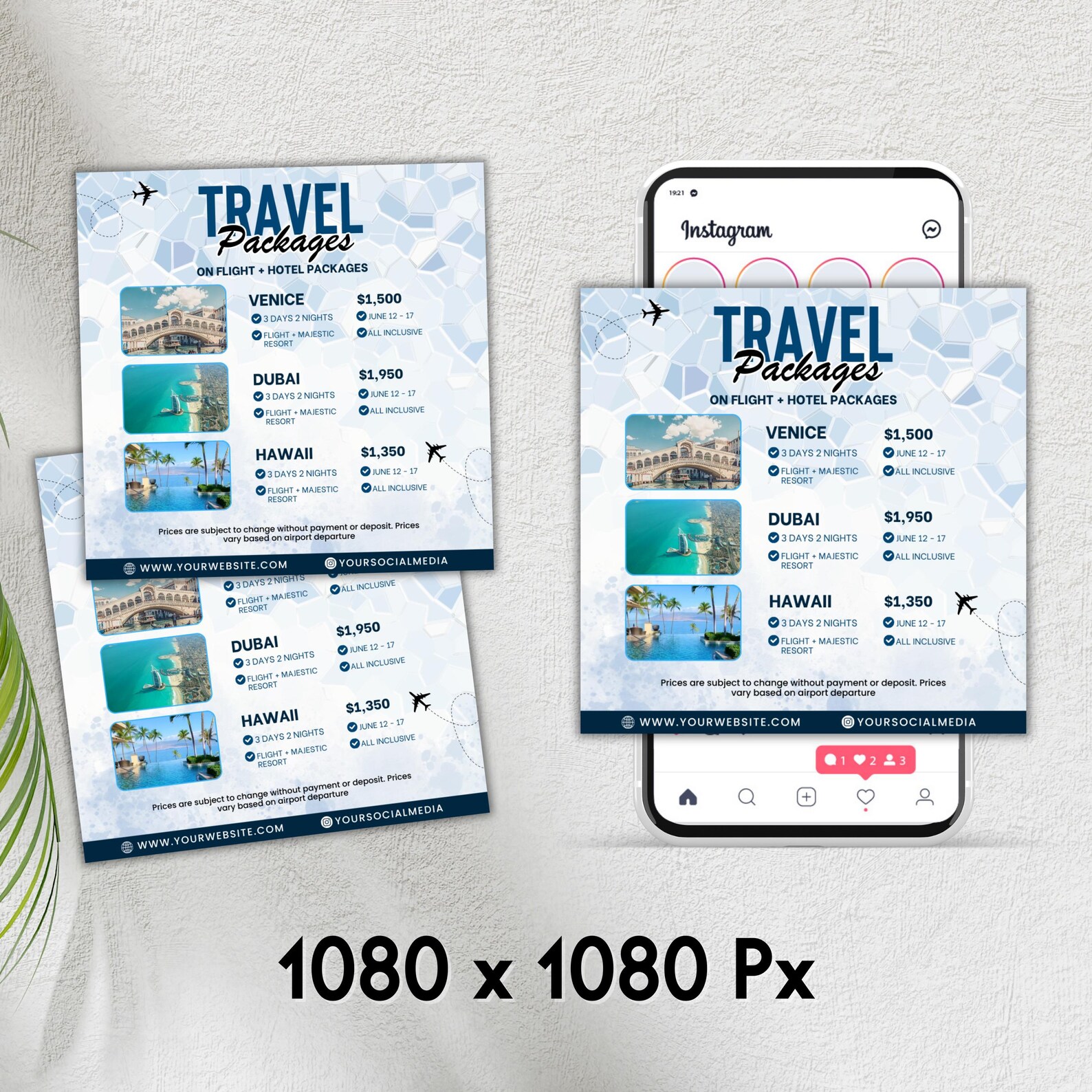 Travel Agent Flyer, DIY E-flyer Template, Travel Flyer, Vacation Flyer ...